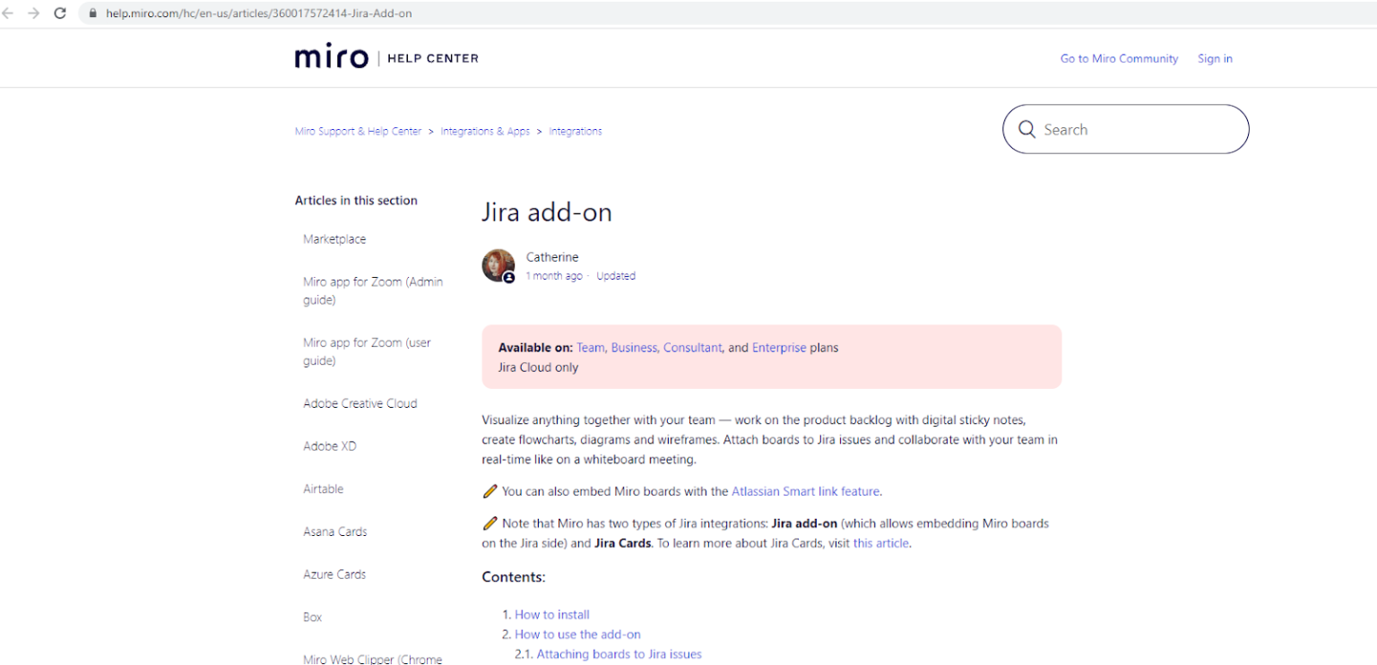 Basic features in Miro – whiteboard tool - Silicon Valley Project ...