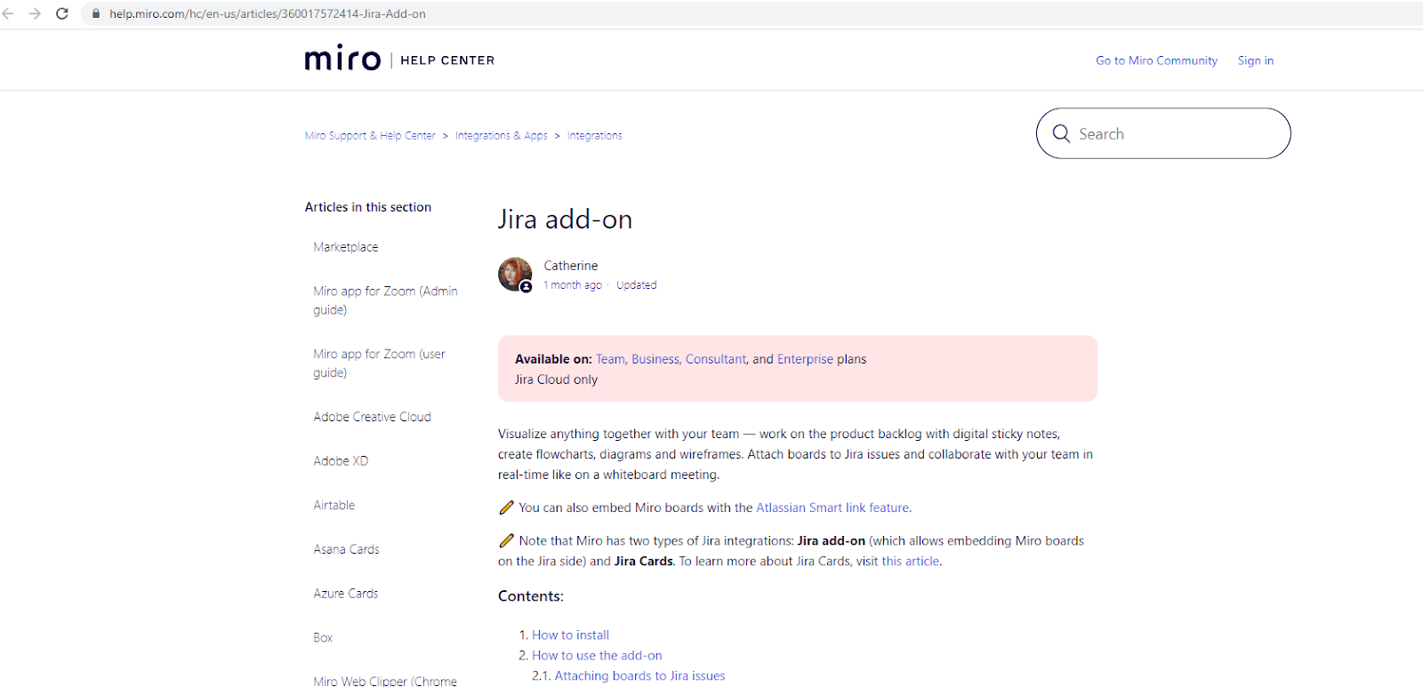 Basic features in Miro – whiteboard tool - Silicon Valley Project ...